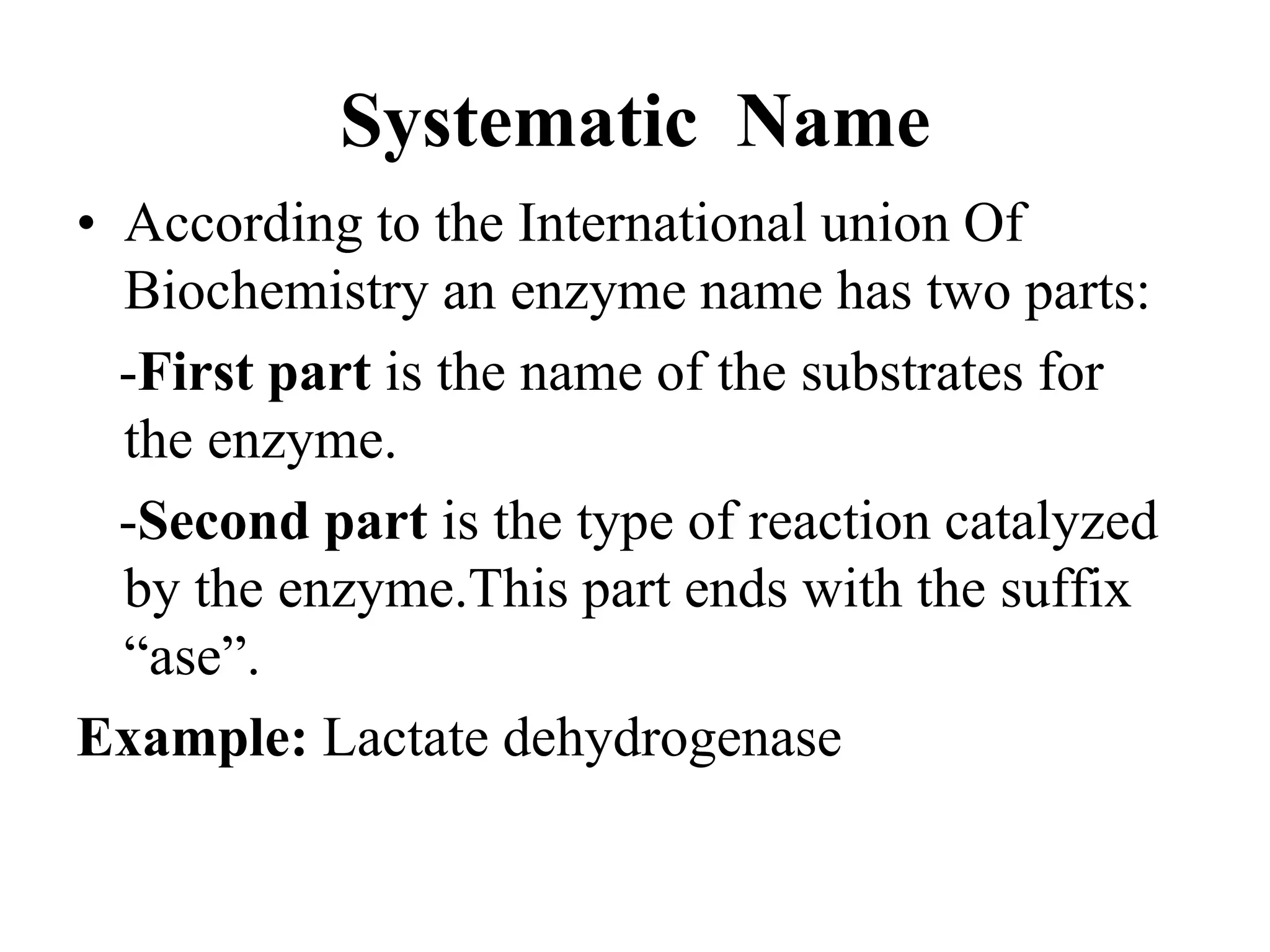 enzymes-introsuction nomenclature, classification.ppt