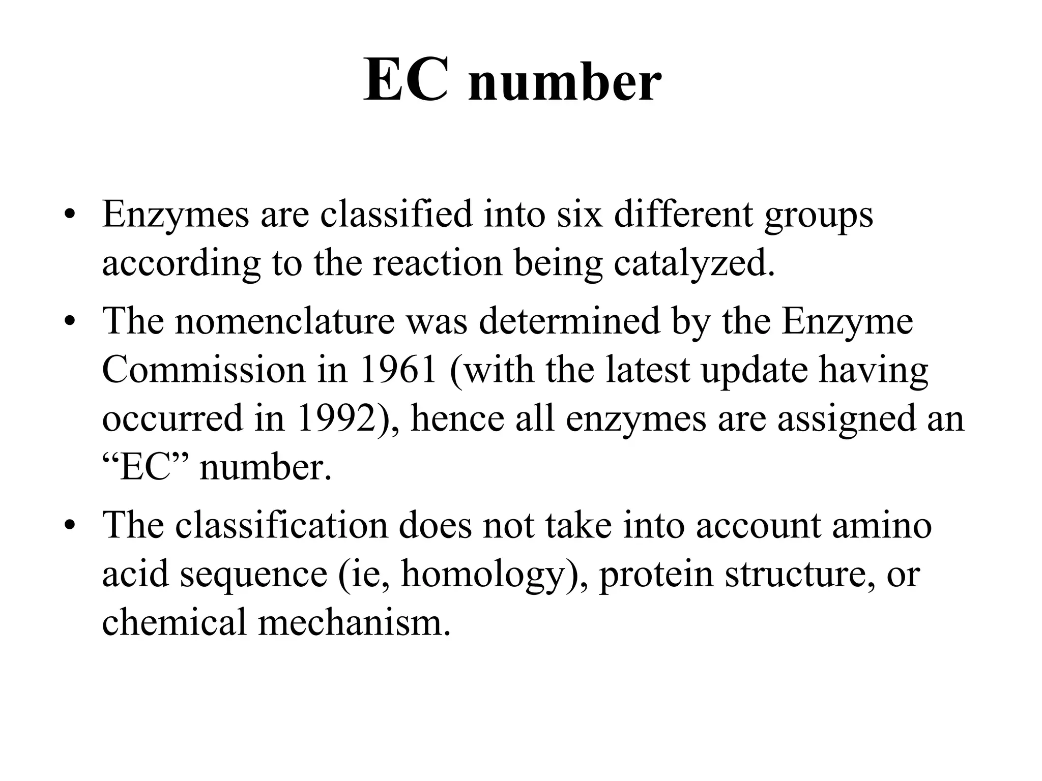 enzymes-introsuction nomenclature, classification.ppt