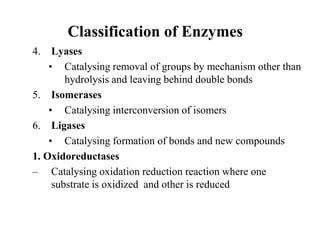 enzymes-introsuction nomenclature, classification.ppt