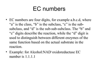 enzymes-nomenclature and classification.ppt