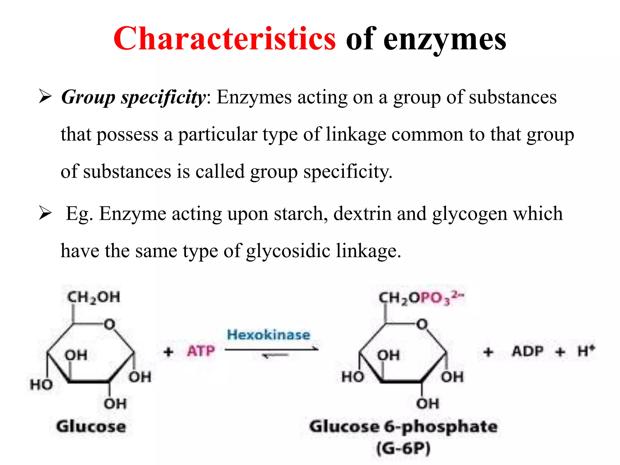 Enzymes properties, nomenclature and classification | PPTX