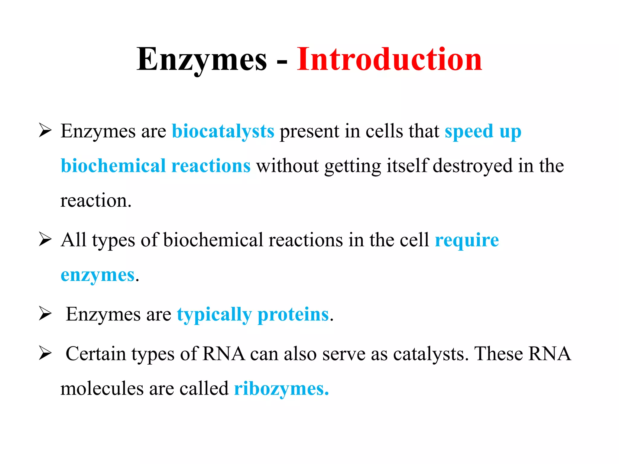 Enzymes properties, nomenclature and classification | PPTX