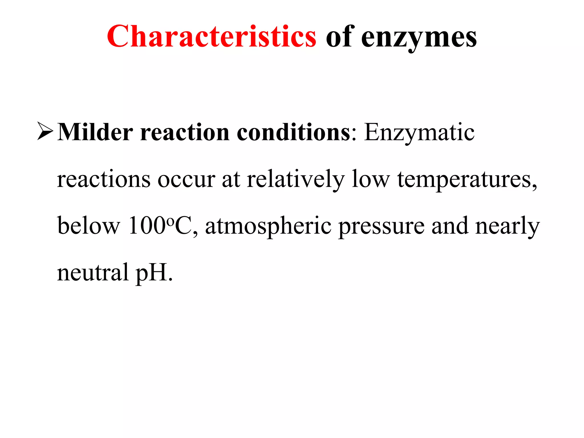 Enzymes properties, nomenclature and classification | PPTX