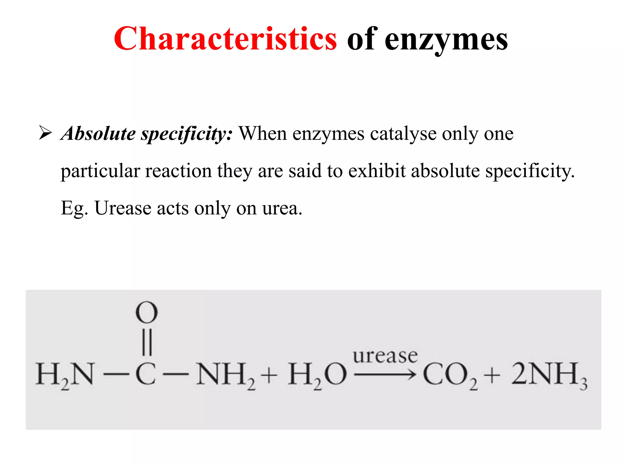 Enzymes properties, nomenclature and classification | PPTX