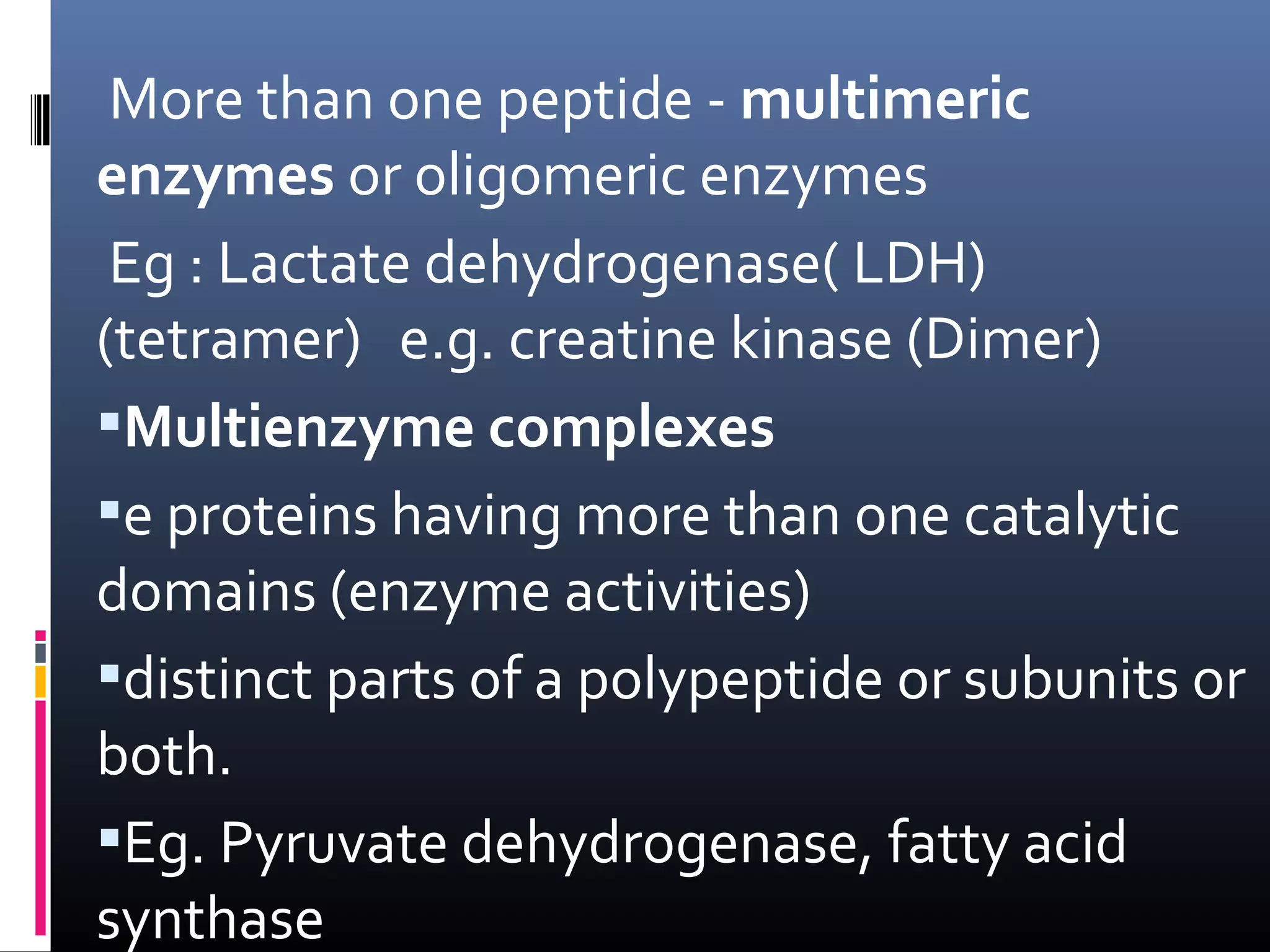Basics of Enzymes for medical students | PPT