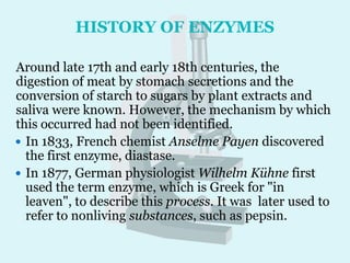 Enzymes | PPTX