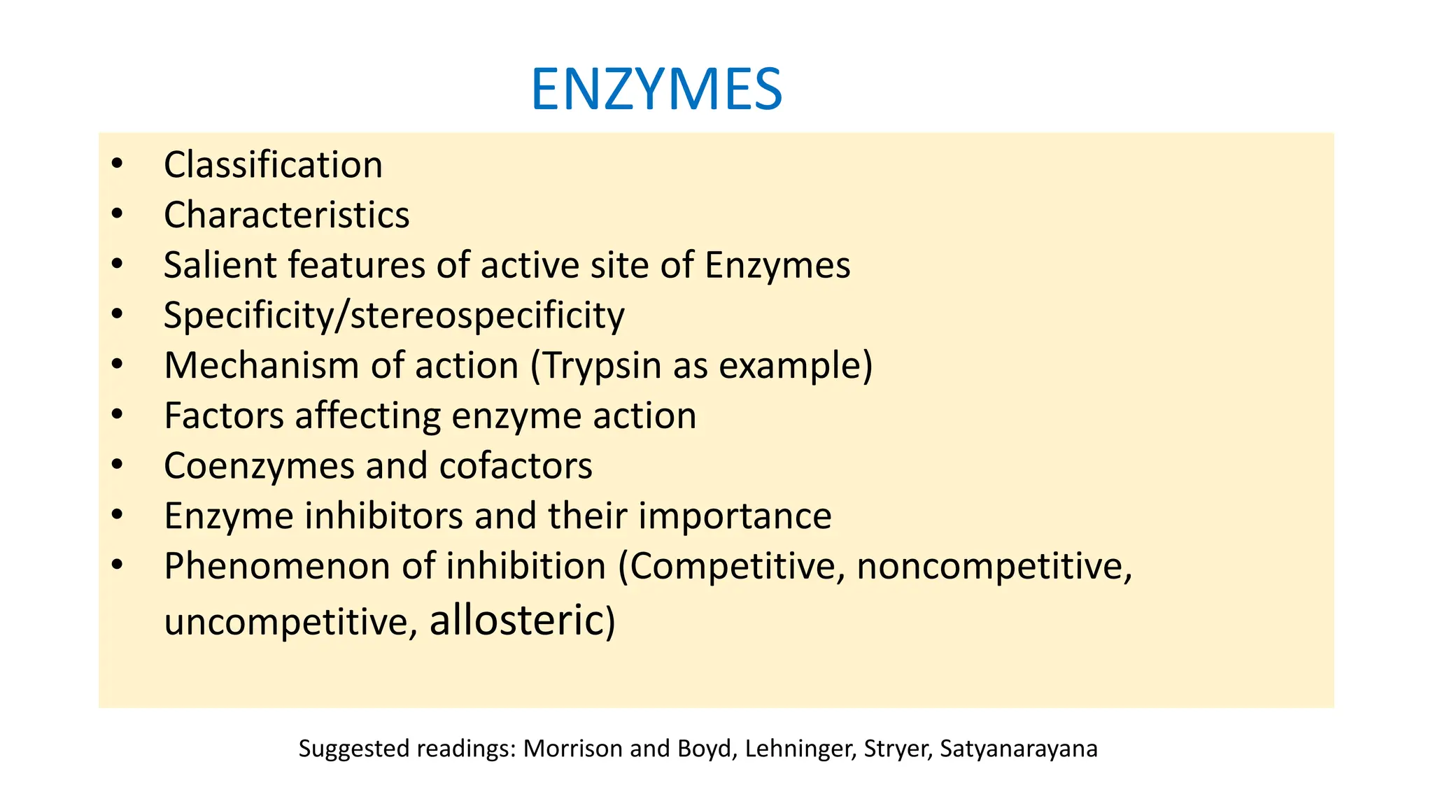 ENZYMES classification,characterstics,silent features | PDF