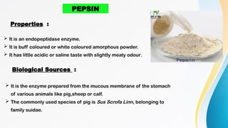 TYPES OF ENZYME AND IT'S CLASSIFICATION WITH EXAMPLE | PPTX