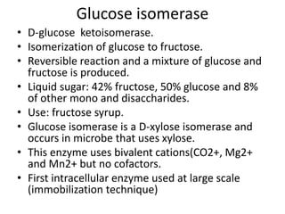 Enzymes and its applications | PPTX