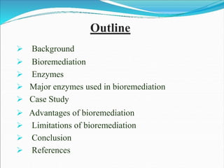 Enzymesandtheirrolesinthebioremediationbeta 160830082429 | PPTX