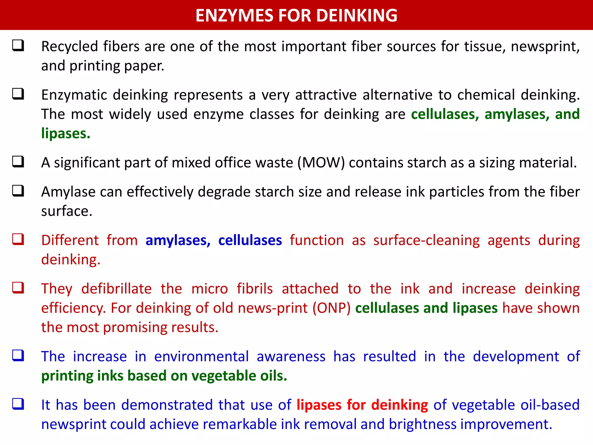 Enzymes are on duty@pulp and paper industry | PDF