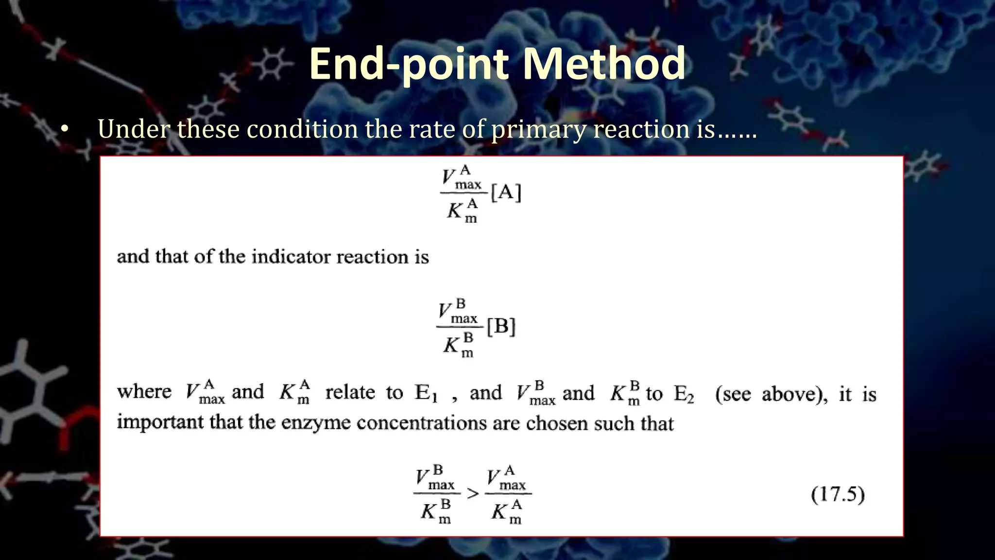 Enzymes as analytical reagent | PPTX