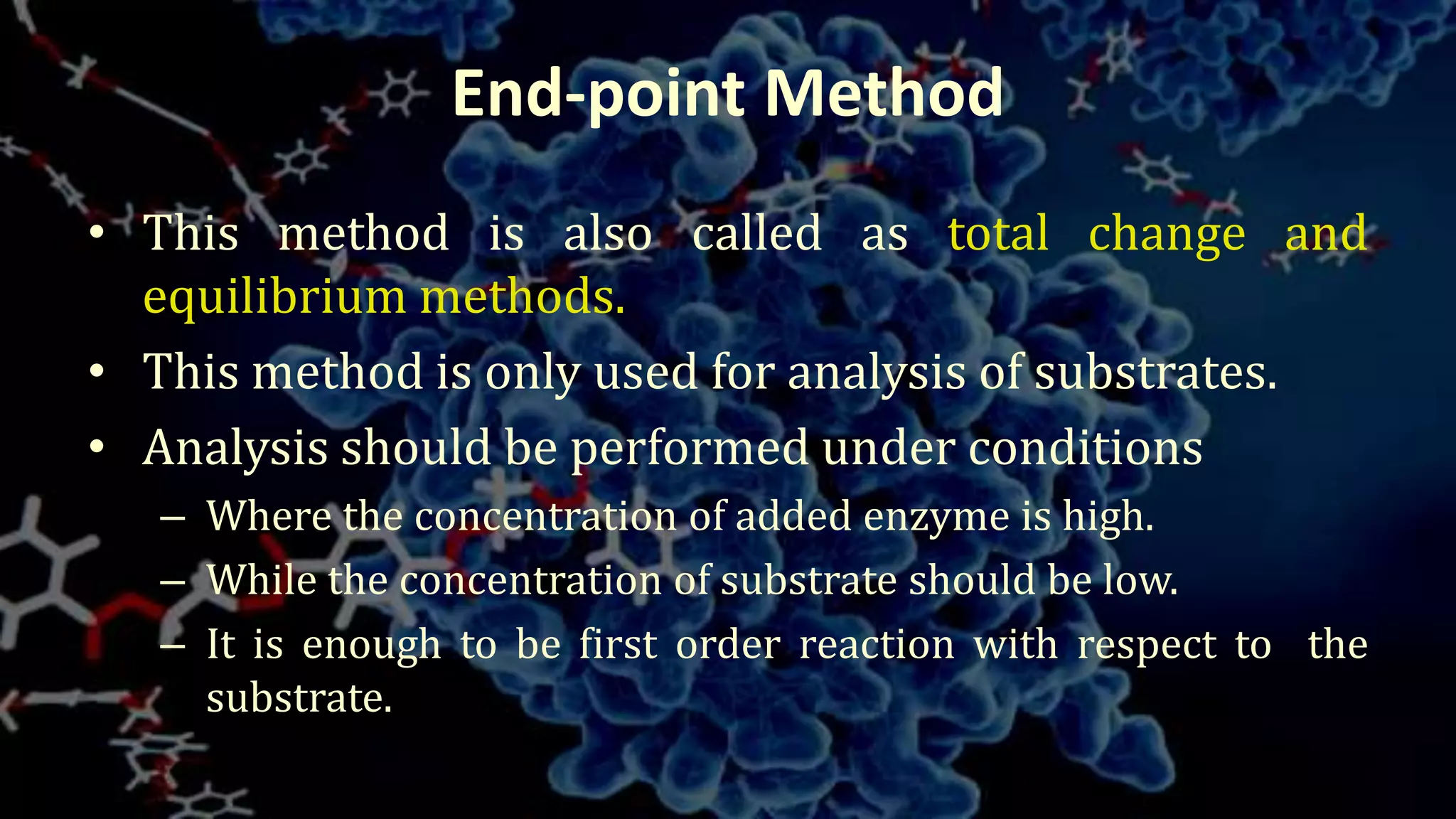 Enzymes as analytical reagent | PPTX