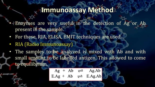 Enzymes as analytical reagent | PPTX