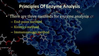 Enzymes as analytical reagent | PPTX