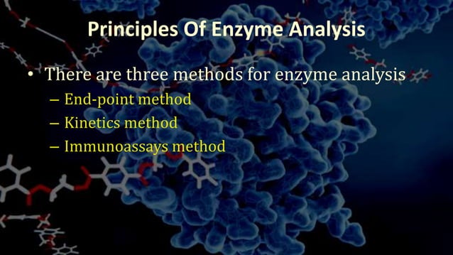 Enzymes as analytical reagent | PPTX