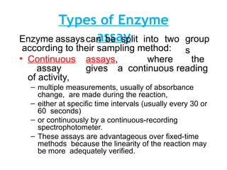 enzymesassay methods for enzyme analysis | PPT