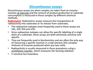 Enzymes assay ppt Best | PPTX