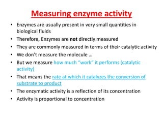 Enzymes assay ppt Best | PPTX
