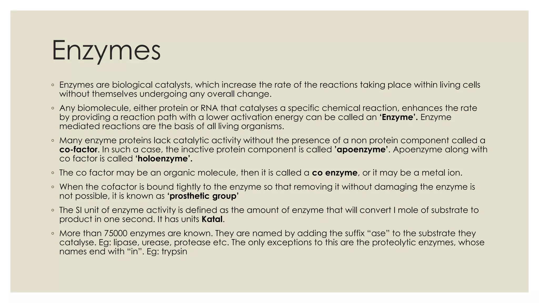 Enzymes&biocatalysis | PDF