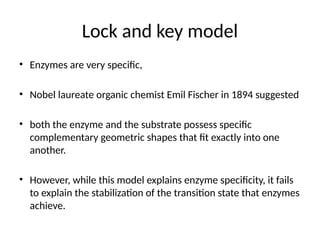 Enzymes, Biochemistry,types of enzymes and functional enzymes | PPTX