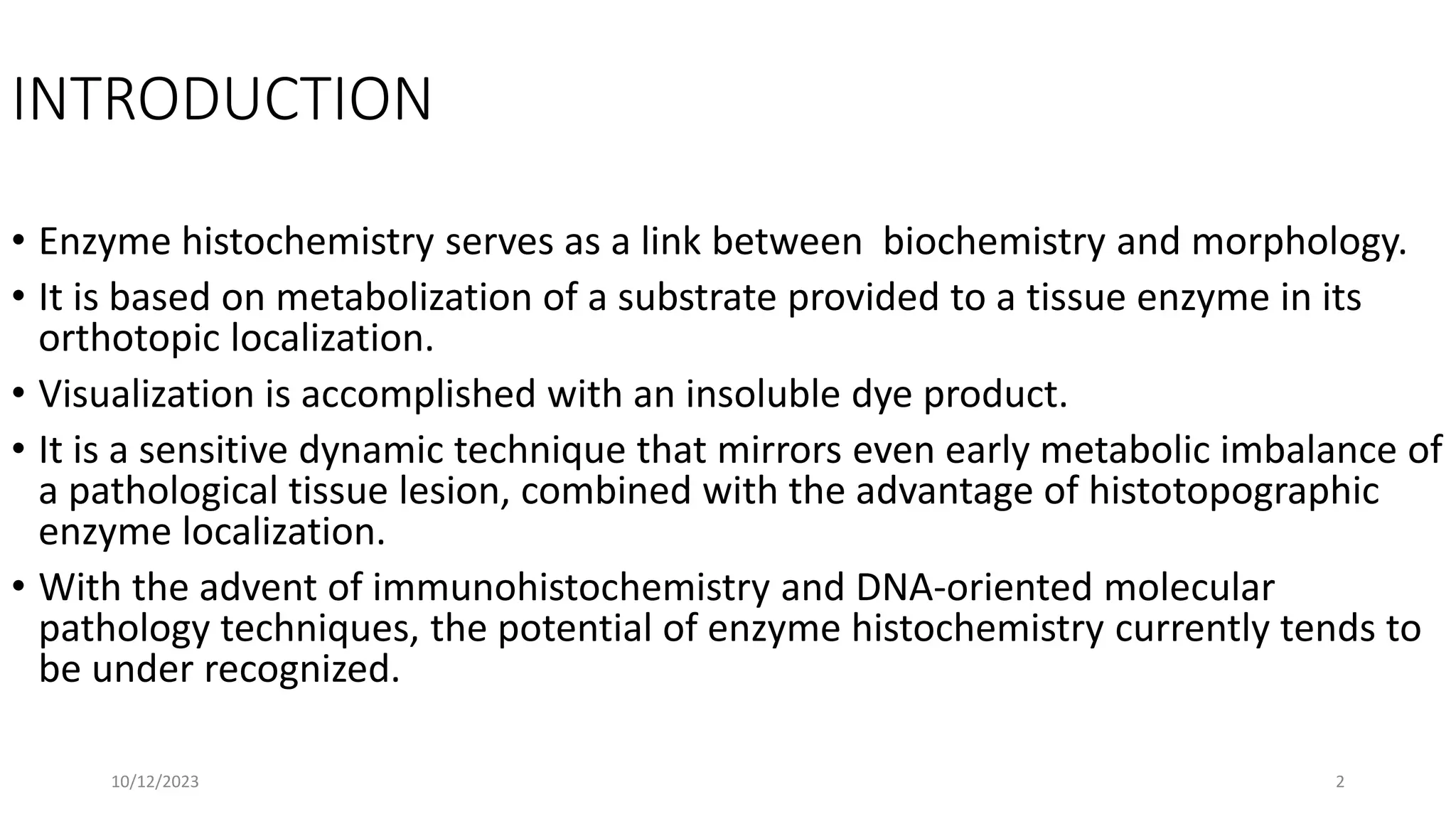 Enzymes Histochemistry.pptx | Digestive Disorders | Diseases and Conditions