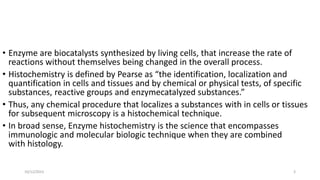 Enzymes Histochemistry.pptx | Digestive Disorders | Diseases and Conditions
