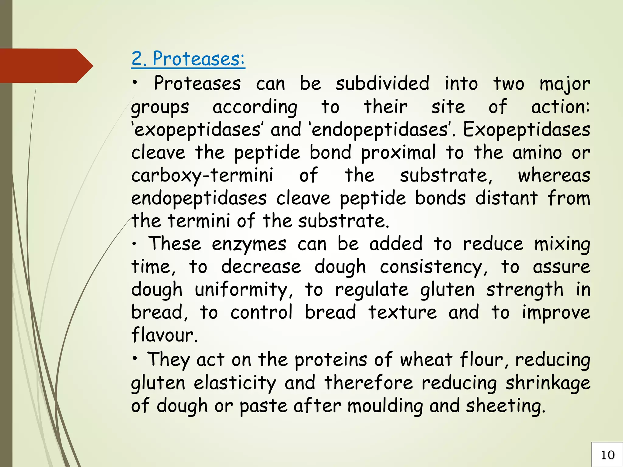 Enzymes used in Bakery Industry | PPTX