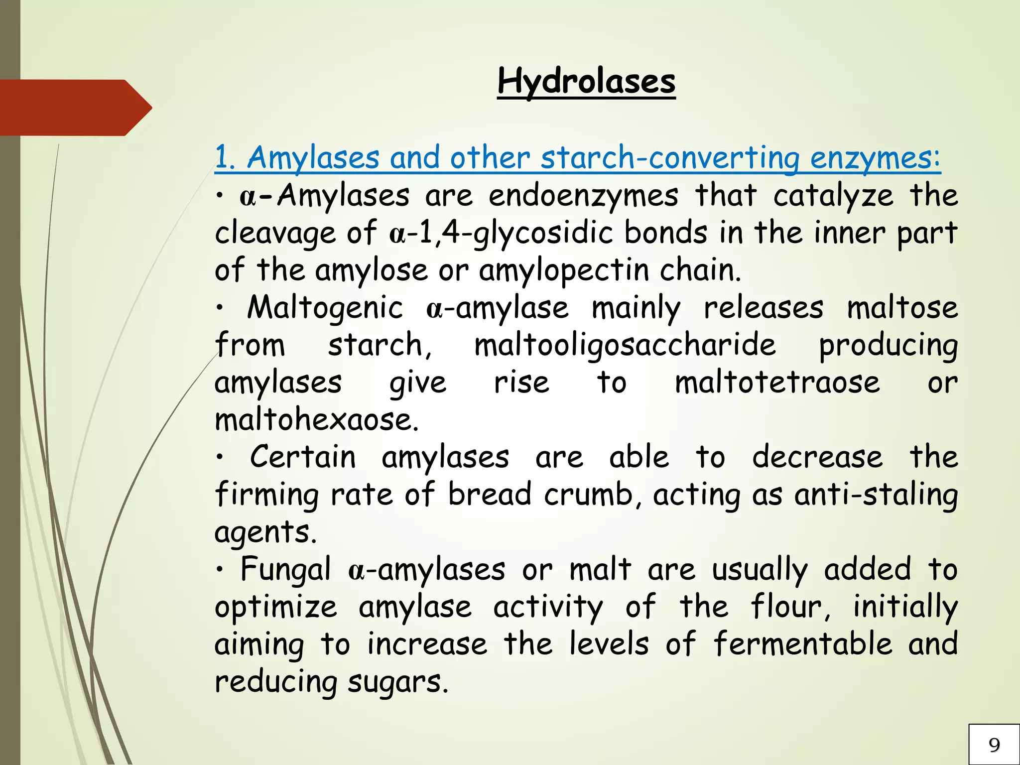 Enzymes used in Bakery Industry | PPTX