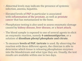 Enzymes in diagnostics | PPTX