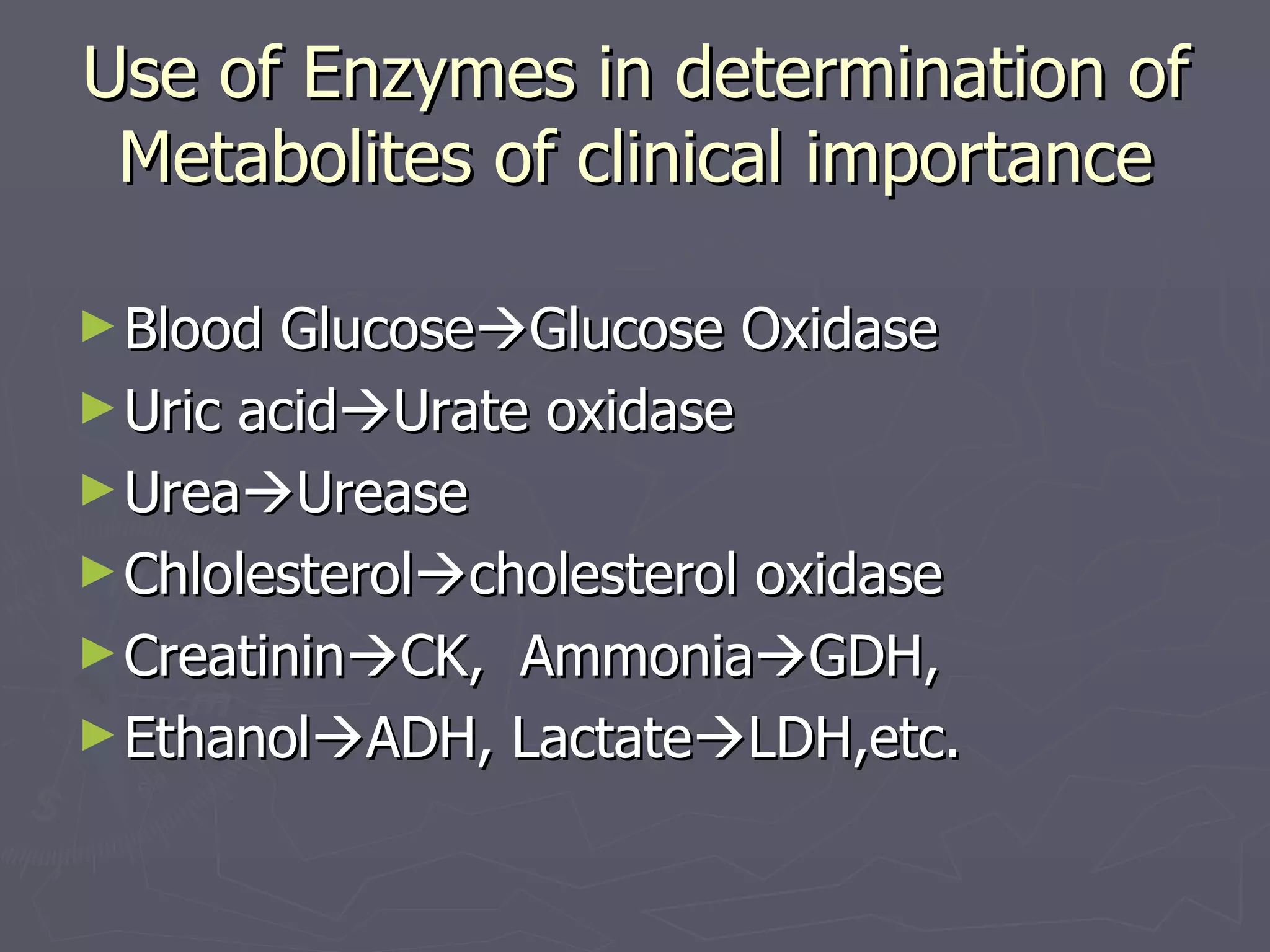 Enzymes In Diseases | PPT