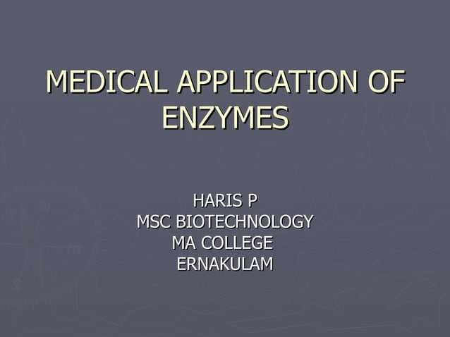 Enzymes In Diseases | PPT