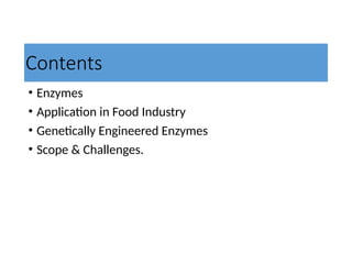 Enzymes in Food Biotechnology: Origin, role and uses ppt.pptx