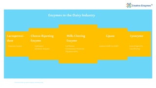 Enzymes in food industry | PPT