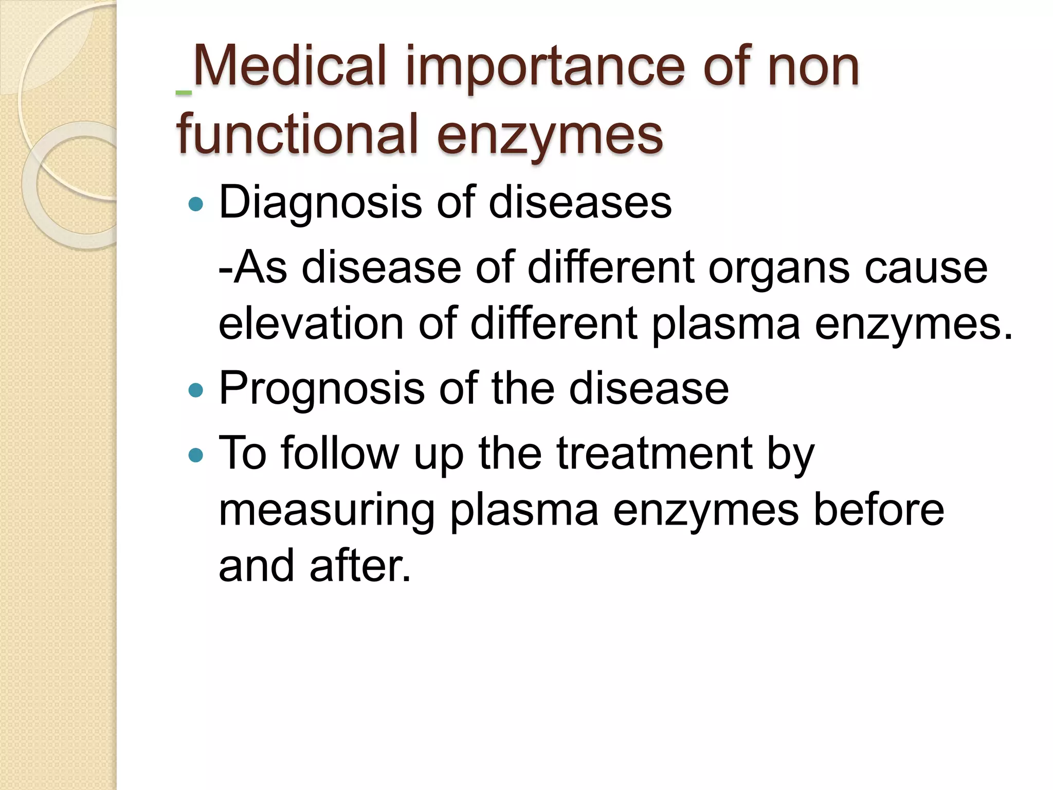 Enzymes in health and diseases final | PPTX