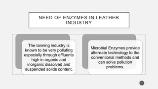 ENZYMES IN LEATHER INDUSTRY.pptx