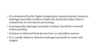 Enzymes in milk and cheese about the rennet and renin.pptx