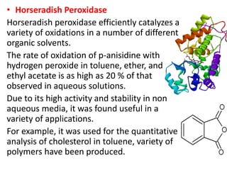 ENZYMES IN ORGANIC SOLVENT & their properties.pptx