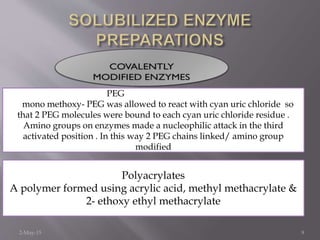 Enzymes in organic solvents | PPTX