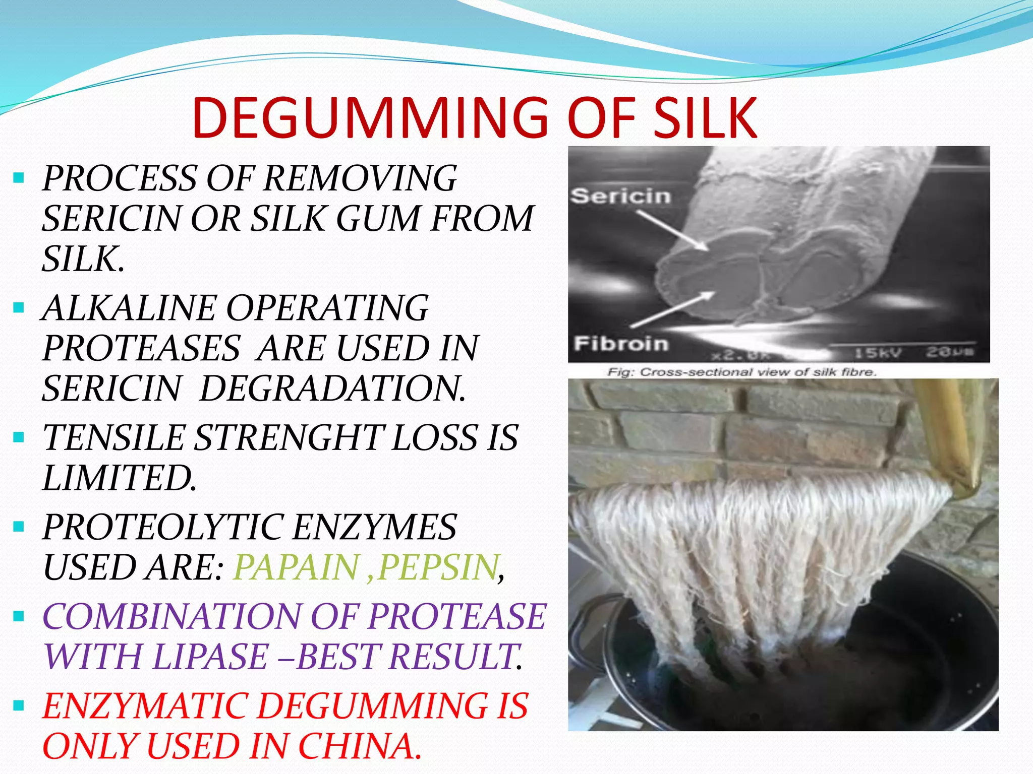 Enzymes in textiles | PPTX