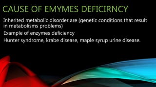 Enzymes in the body | PPTX