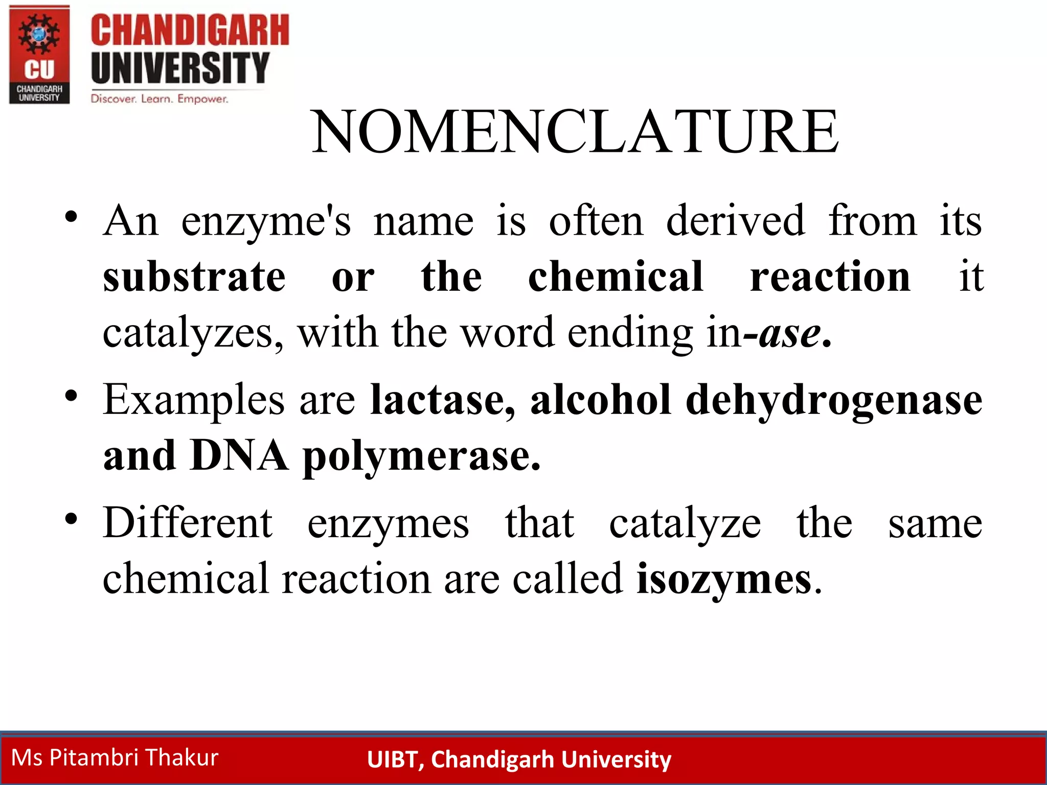 Enzymes introduction | PPT