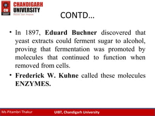 Enzymes introduction | PPT