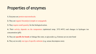 Enzymes(introduction,nomenclature and classification) | PDF