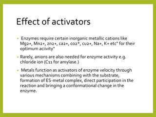 Enzymes kinetics | PPTX