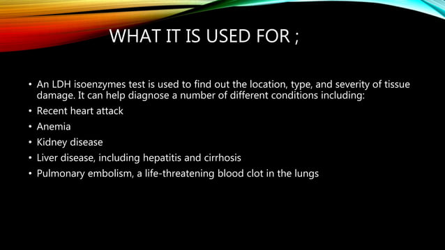 Enzymes of biological importance LDH and 5' NT | PPTX
