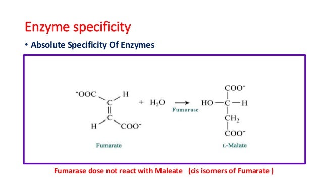 Enzyme specificity types and applications