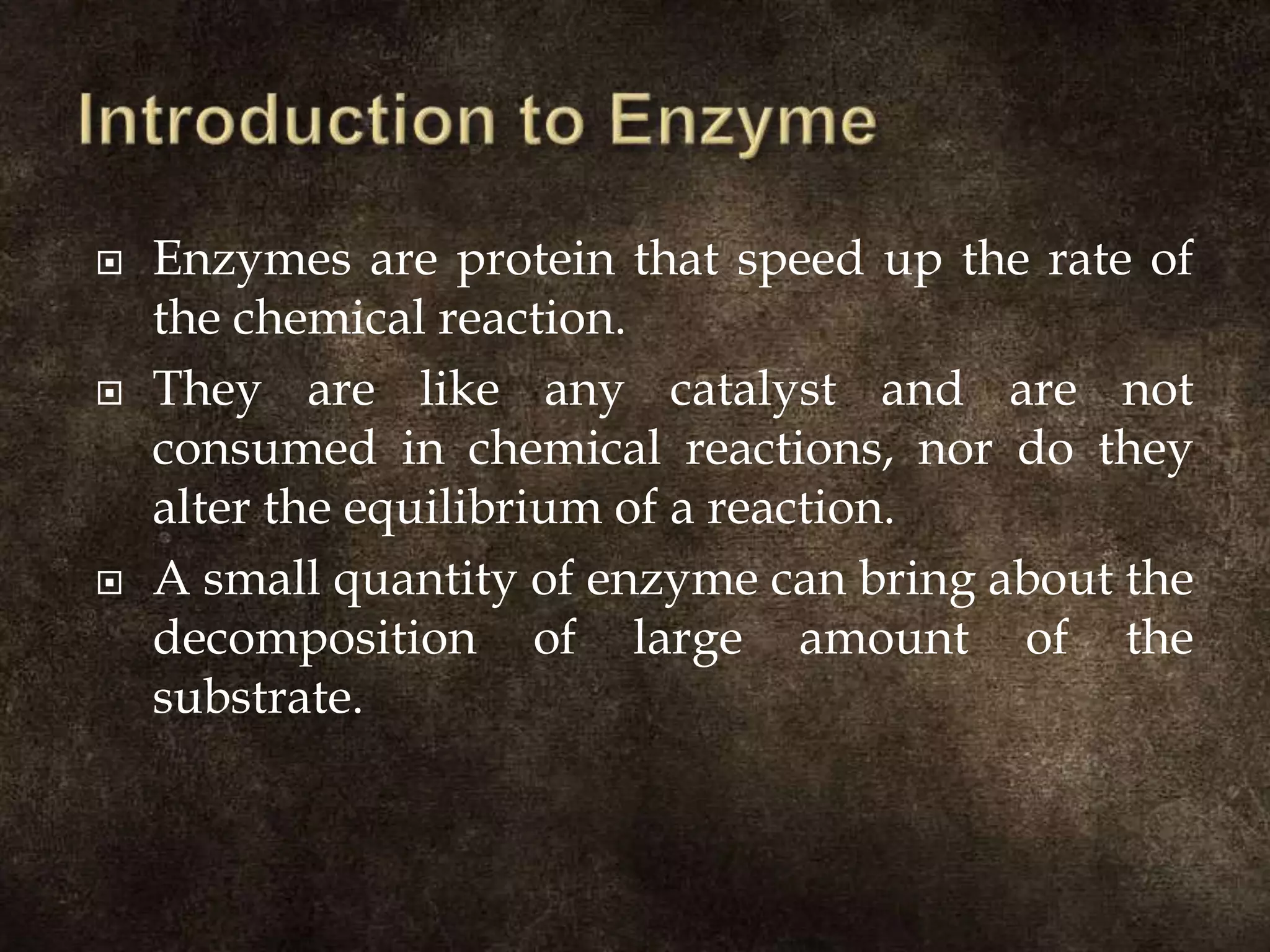 Enzymes (Definition, characteristics, mechanism action, activity ...