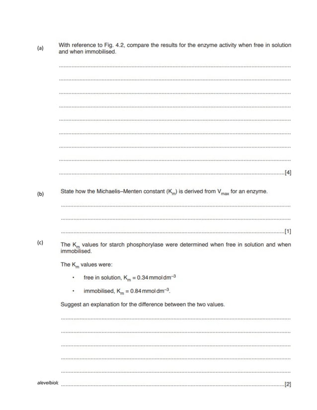 Enzymes questions part 1.pdf | Chemistry | Science