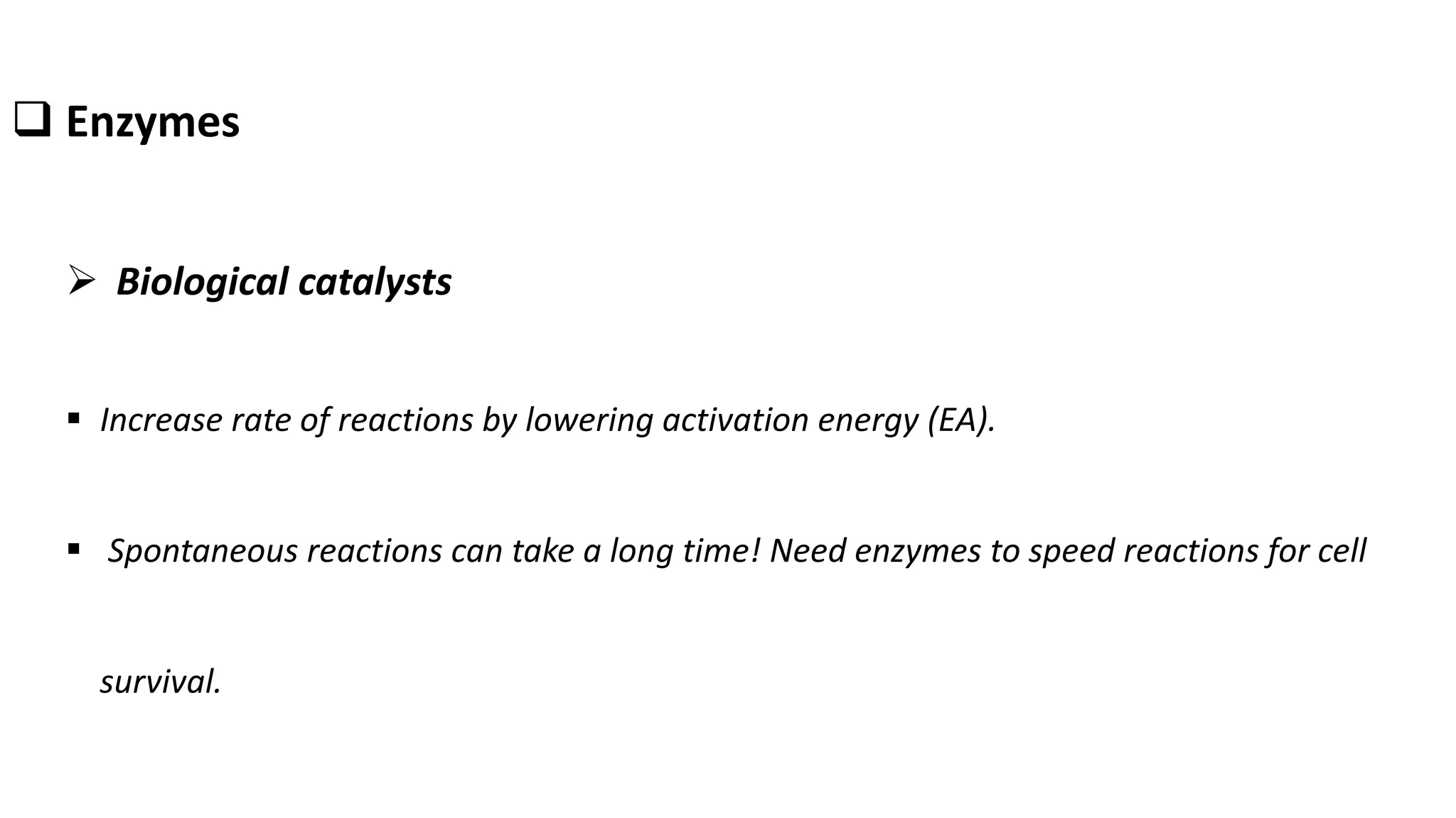 Enzymes the biological catalysts of life | PPTX
